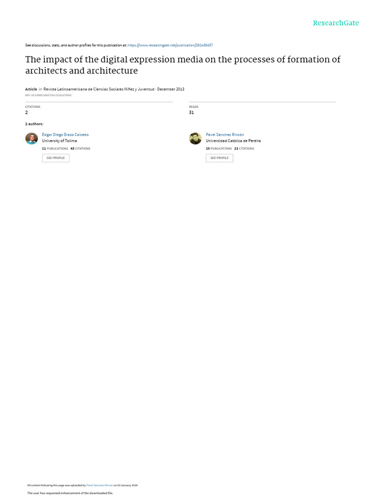 The Impact of the Digital Expression Media on the | PDF | Enseñando | Inteligencia