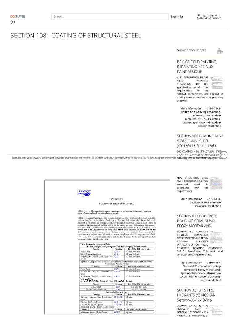 Coating of Structural Steel | PDF