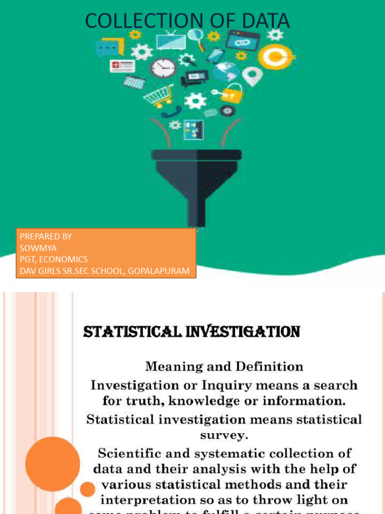 Collection of Data | PDF | Survey Methodology | Sampling (Statistics)