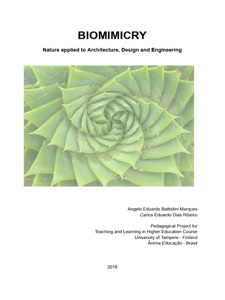 Biomimicry Pedagogical Project | PDF | Methodology | Scientific Method