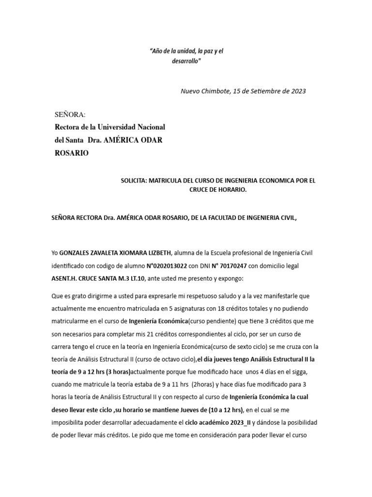 SOLICITUD 1 final | PDF