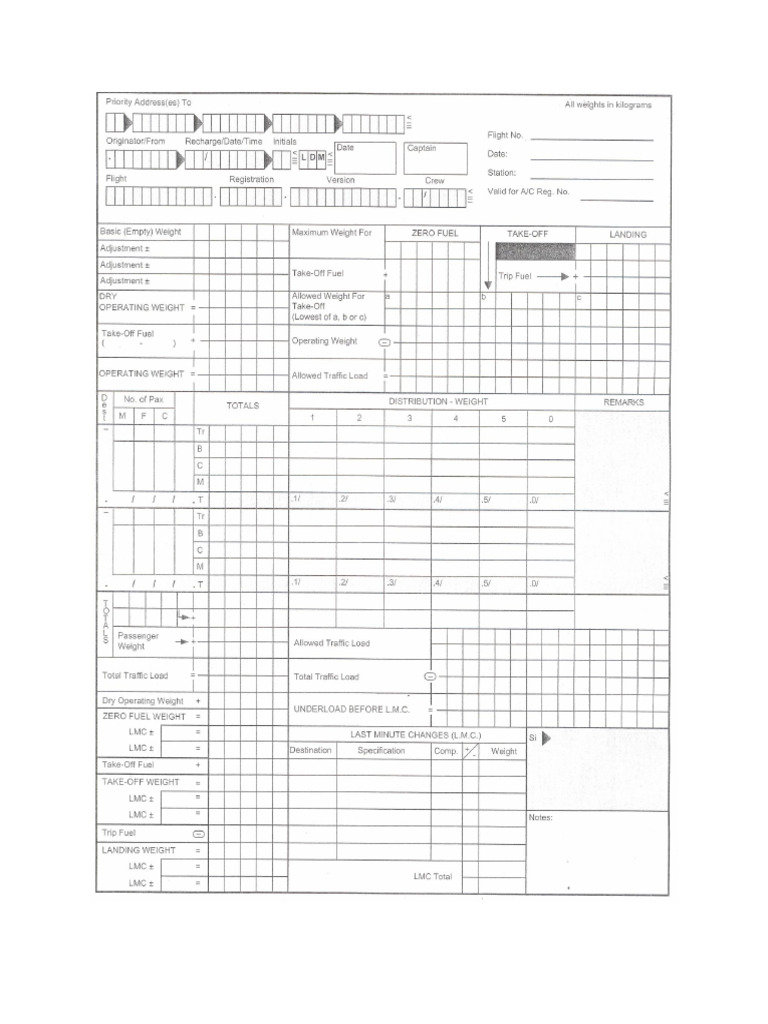 L&T Sheet - Empty | PDF