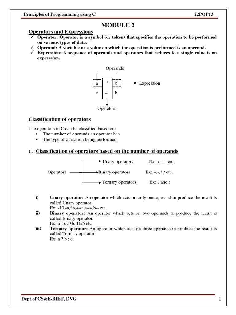 Pop Module2 Notes Pdf Control Flow Computer Programming 