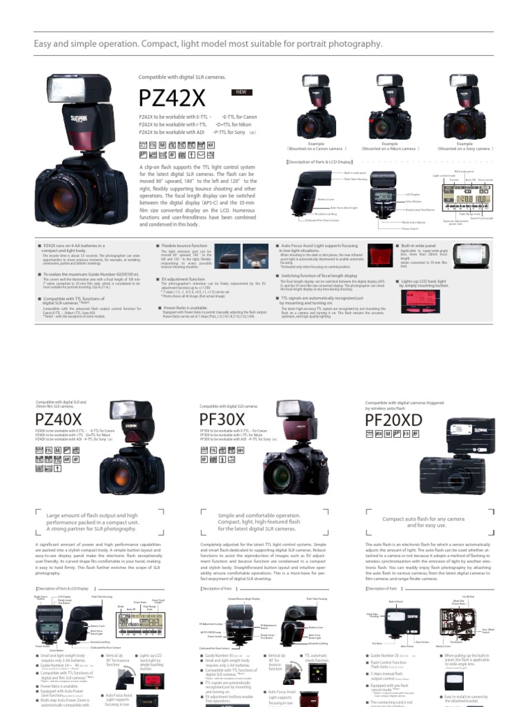 Leaflet e | PDF | Digital Single Lens Reflex Camera | Single Lens ...