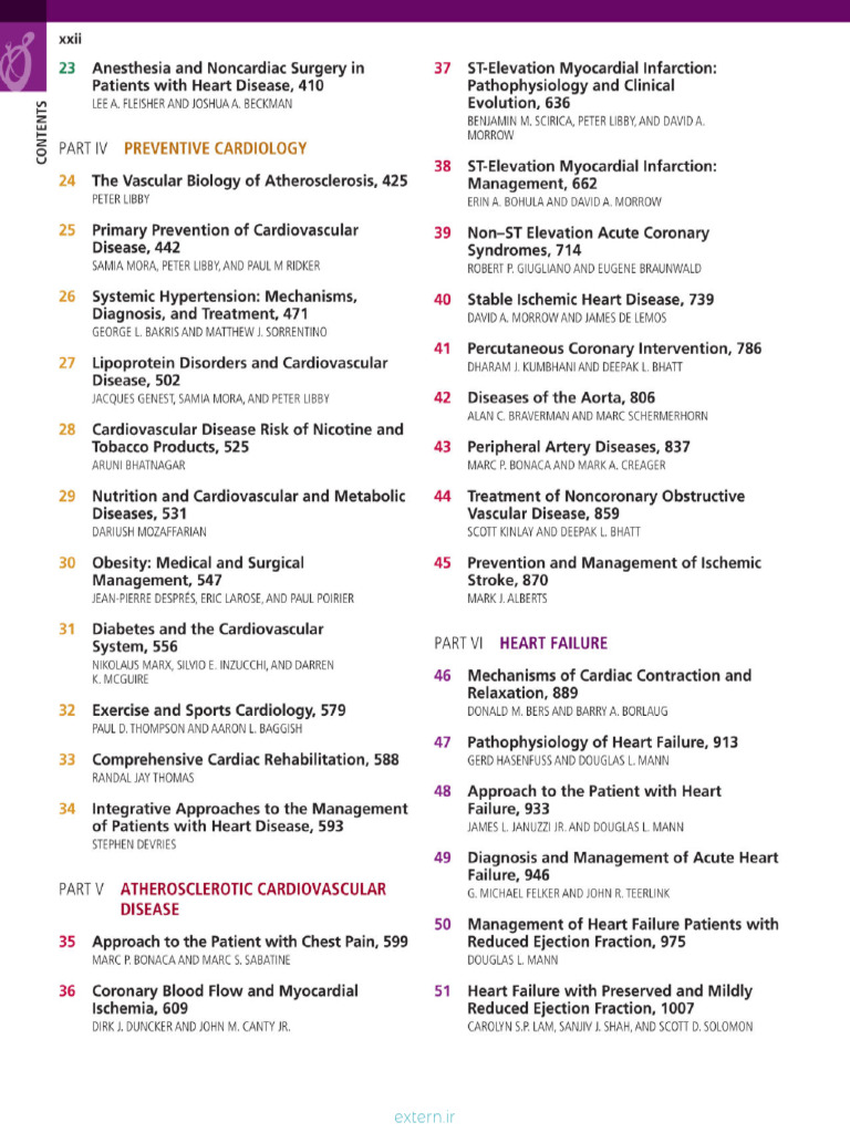 Pages From Braunwald's Heart Disease A Textbook of Cardiovascular ...