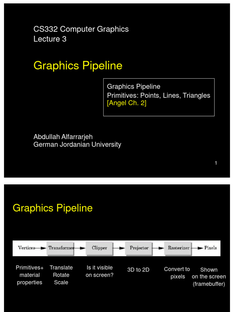 Pipeline | PDF | Shader | Computer Graphics Pipeline | PDF | Shader | Computer Graphics