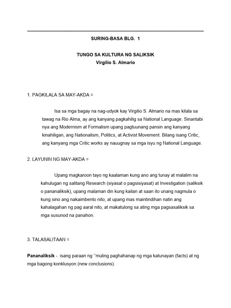 Suring Basa 1 | PDF