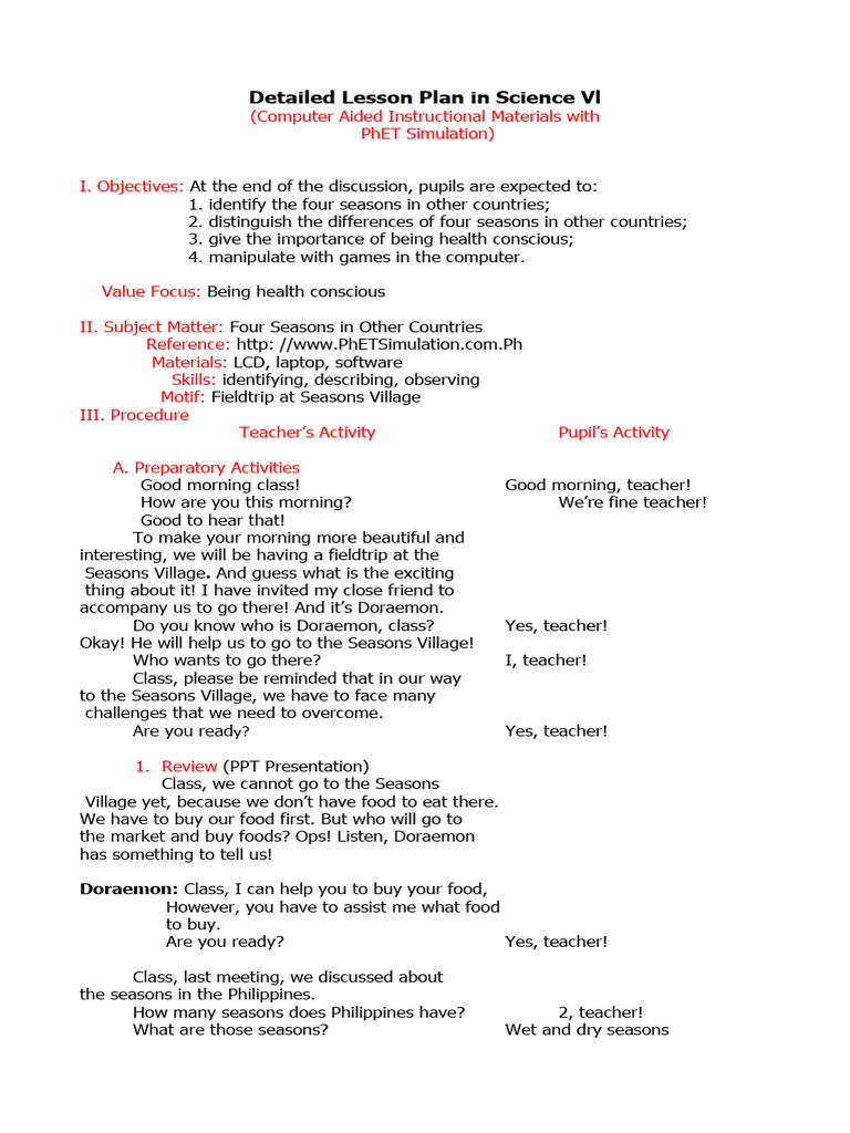 Final Demo Lp In Science Pdf