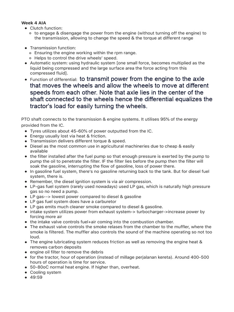 Week 4 AIA | PDF | Engines | Diesel Engine