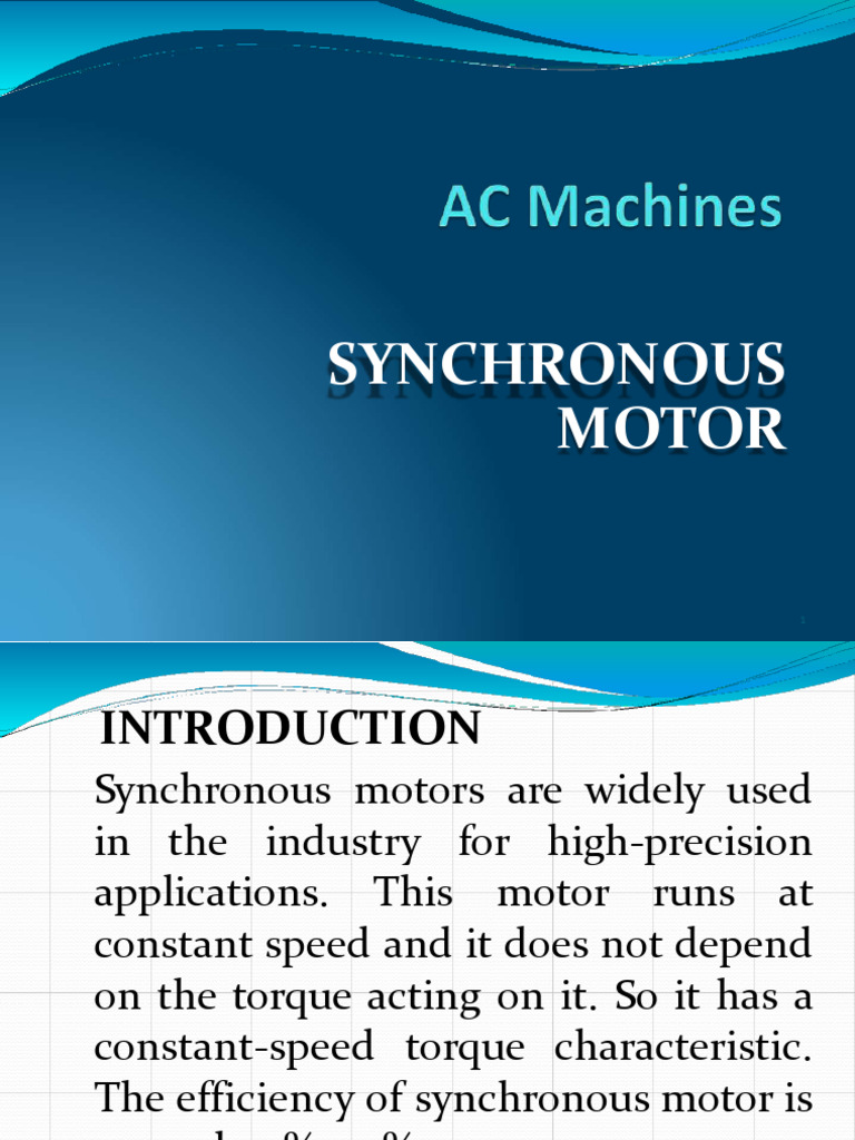 Synchro Nus | PDF | Electric Motor | Magnetic Devices