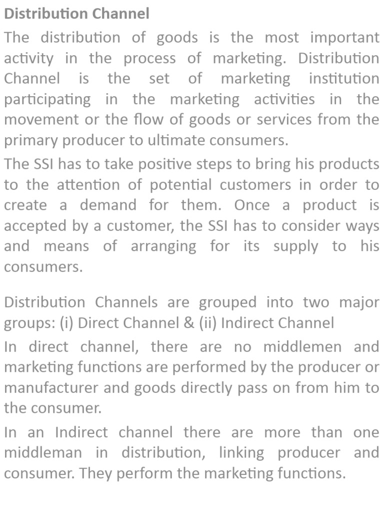 Distribution Channel | PDF | Retail | Marketing