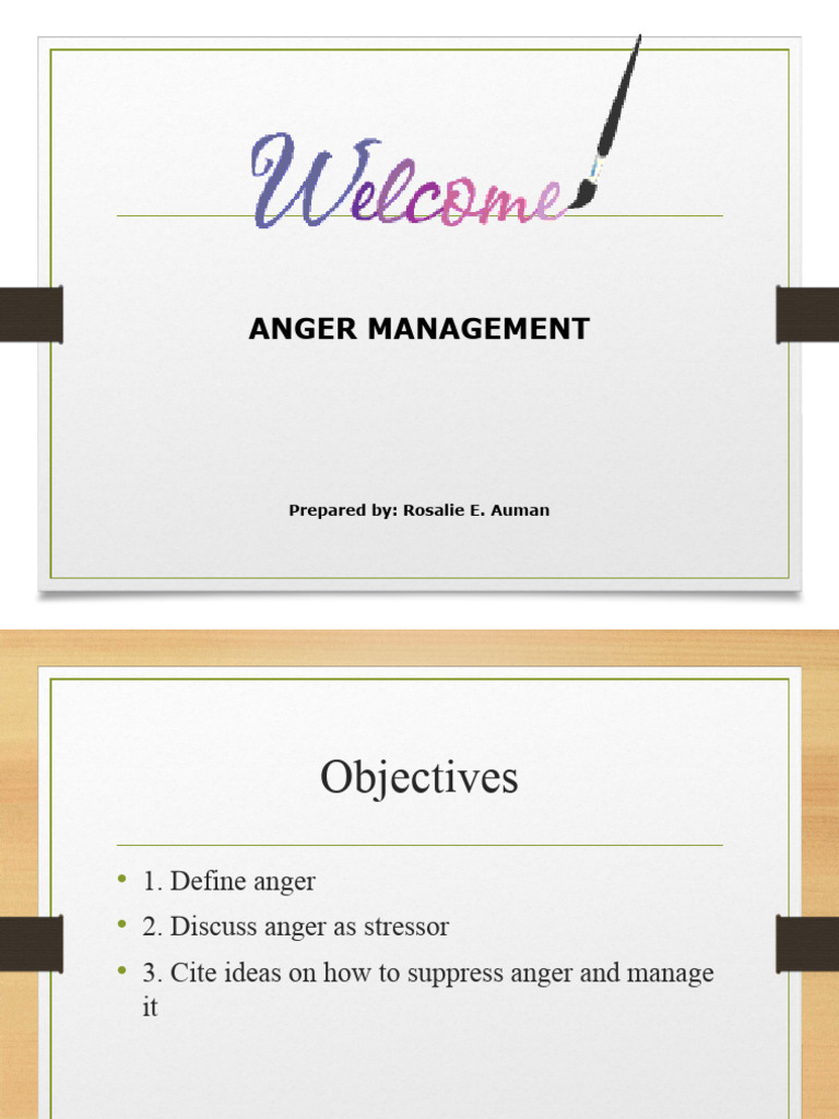 Anger Management | PDF | Anger | Feeling
