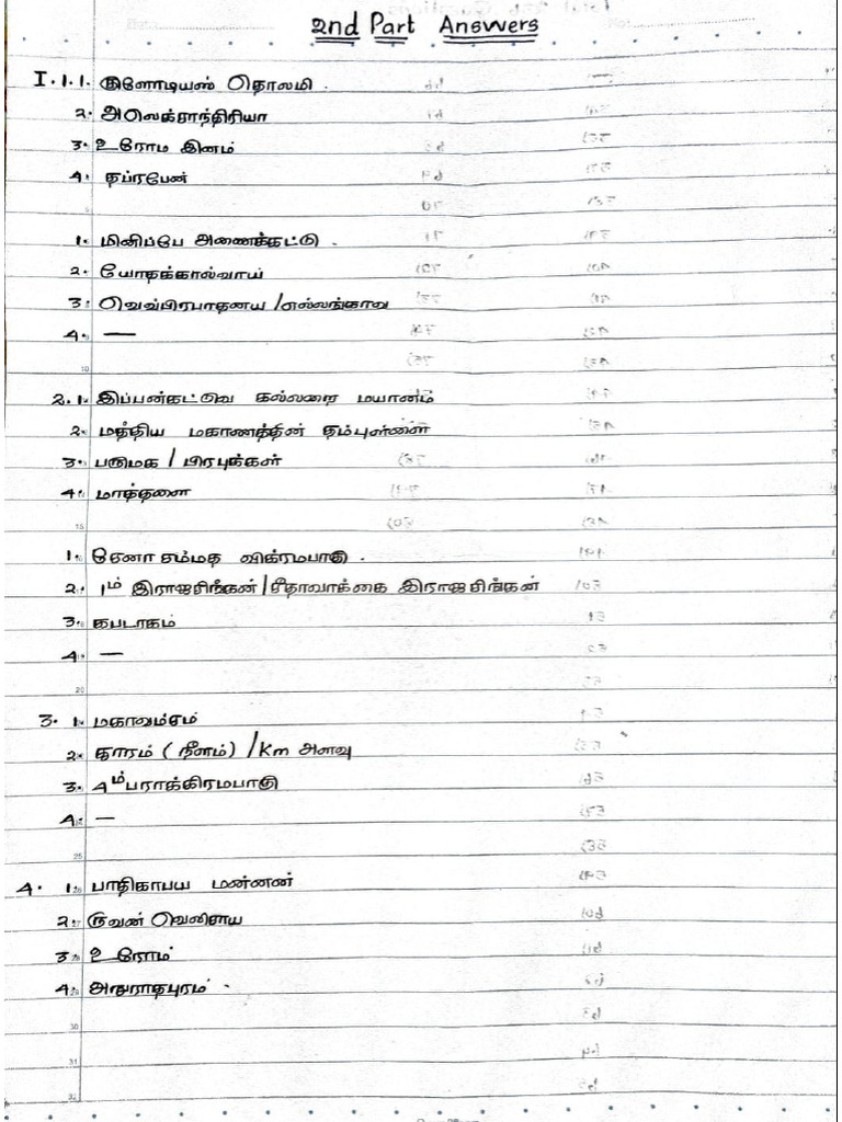 History 2nd Part Answers | PDF