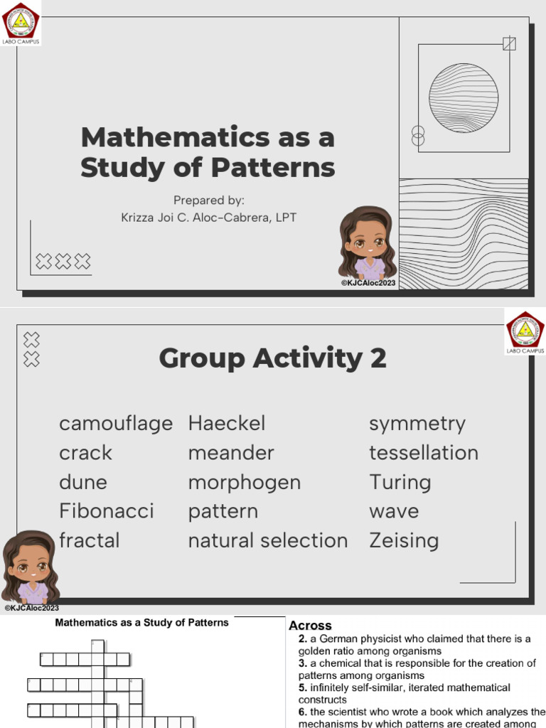GEC3 M1 Math As A Study of Patterns | PDF | Pattern | Mathematics