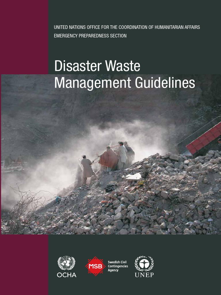 DisaterWM Guidelines | PDF | Waste | Waste Management