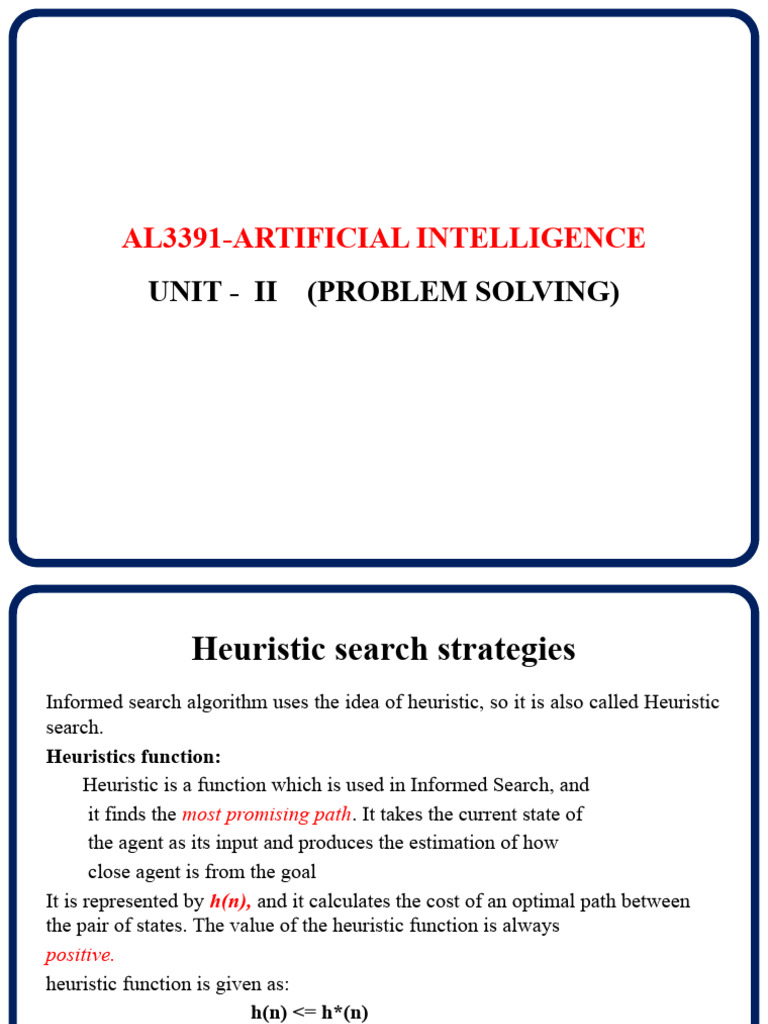 Ai-Unit Ii | PDF | Computational Science | Numerical Analysis