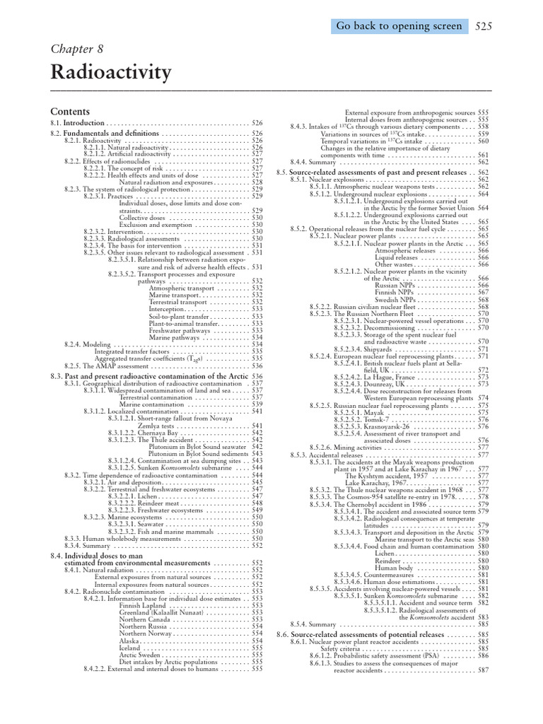 AAR Ch08 Radioactivity | PDF | Radioactive Decay | Radionuclide
