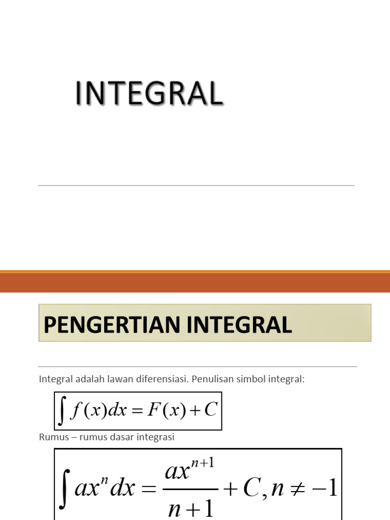 Integral | PDF