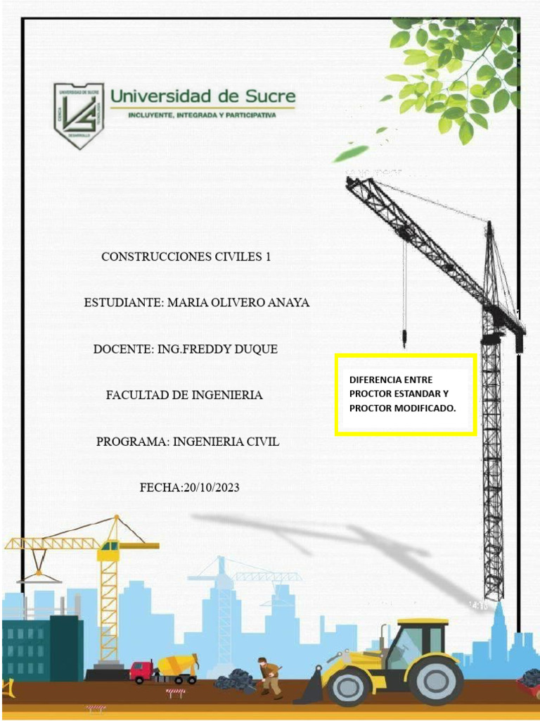 Proctor Estandar y Proctor Moficado | PDF Proctor Estandar y Proctor Moficado | PDF