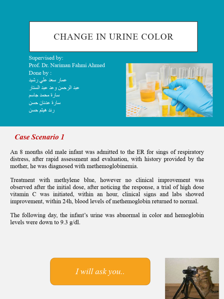 Change in Urine Color (2 | PDF | Urine | Diseases And Disorders