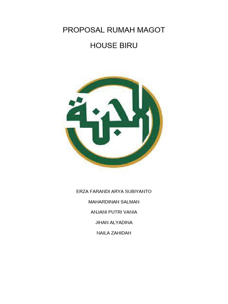 PROPOSAL_RUMAH_MAGOT-BIRU[1] | PDF