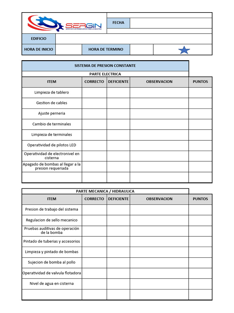Formatos de Supervision Por Sistema | PDF | Equipo | Ingeniería mecánica