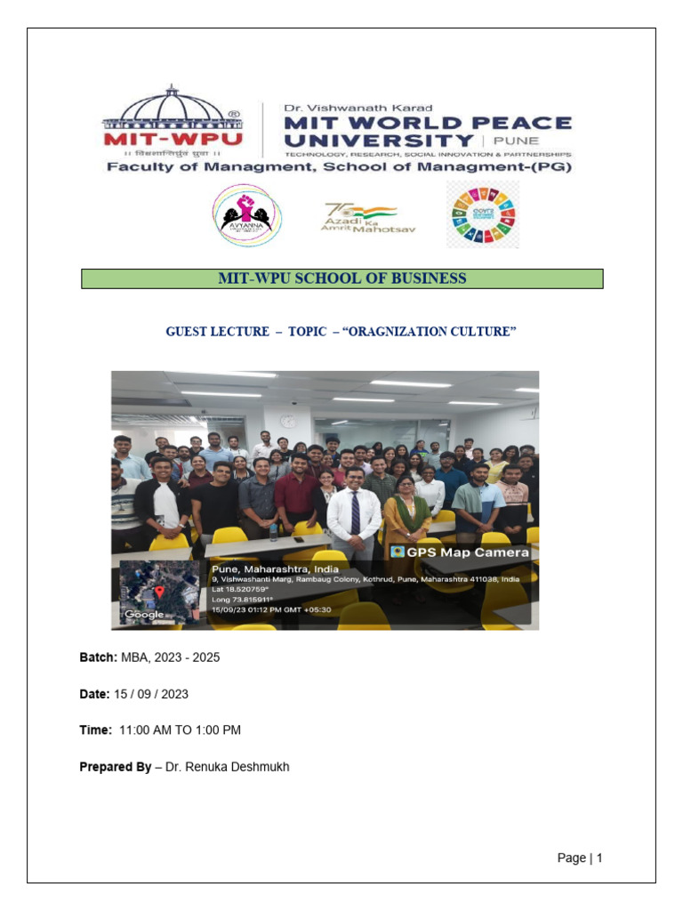 Guest Lecture Report - 15 - 09 - 2023 | Download Free PDF | Economies ...