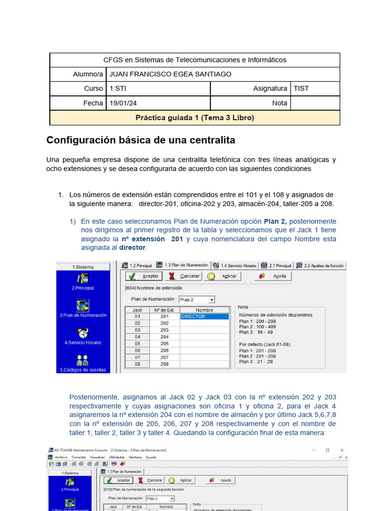 TIST PR3.0 - Práctica Guiada 1 | PDF