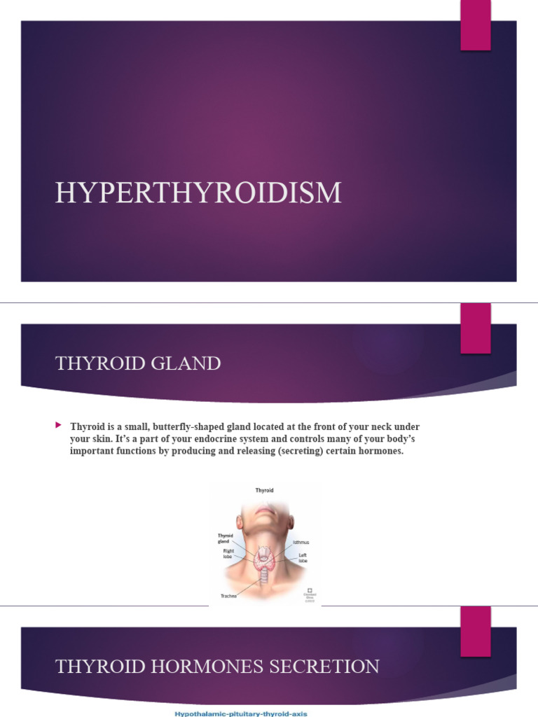 Hyperthyroidism | PDF | Thyroid | Hyperthyroidism