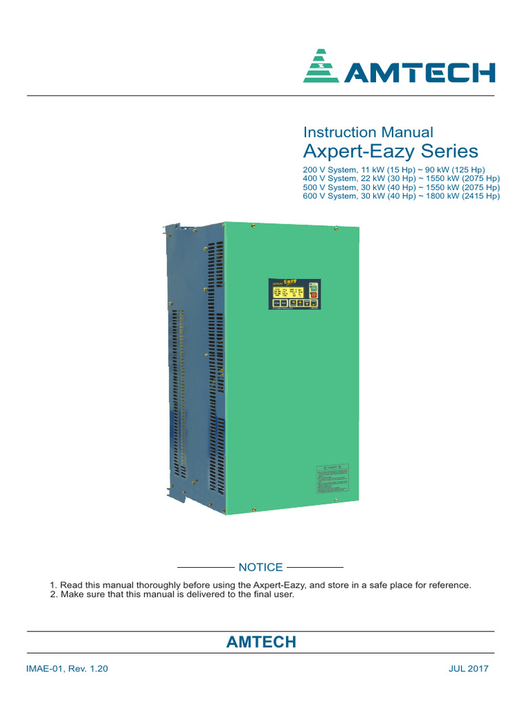 Axpert Easy Manual | PDF | Power Supply | Alternating Current