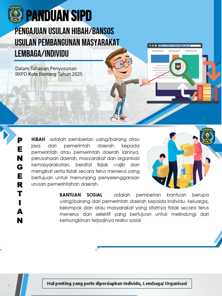 Usulan Masyarakat Hibah Bansos - SIPD RI Edit | PDF