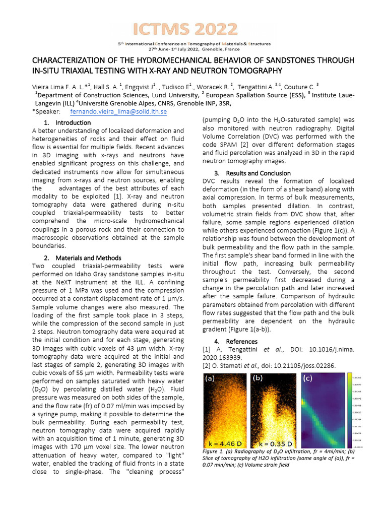 Abstract ICTMS Submission | PDF | Permeability (Earth Sciences ...