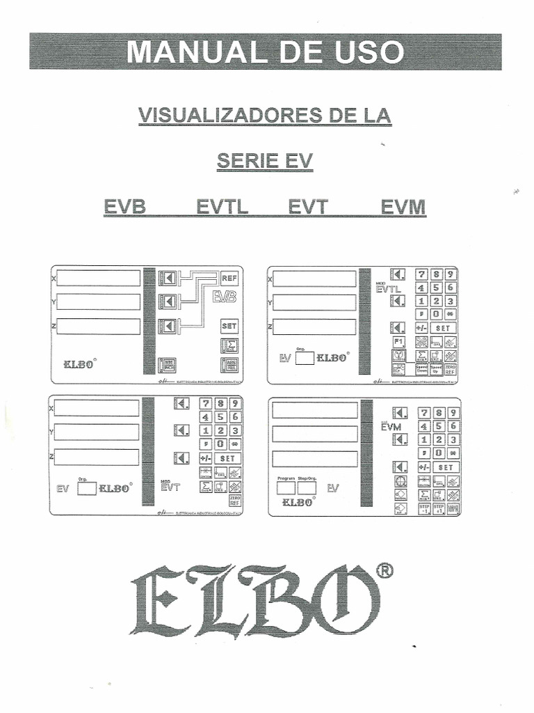 Manual Elbo P.nº 1-4 | PDF