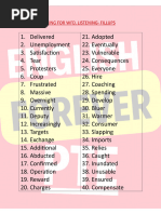 PTE Vocabulary List PDF | PDF | Adjective | Verb