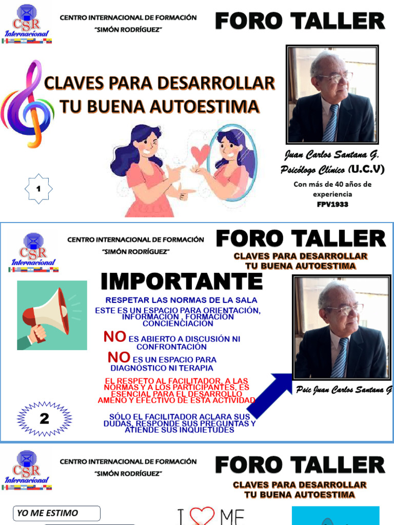 Claves para Desarrollar Tu Buena Autoestima | PDF | Autoestima ...