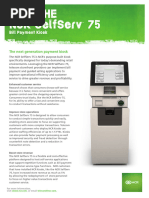 NCR SelfServ 27 Datasheet | PDF | Automated Teller Machine | Manufactured Goods