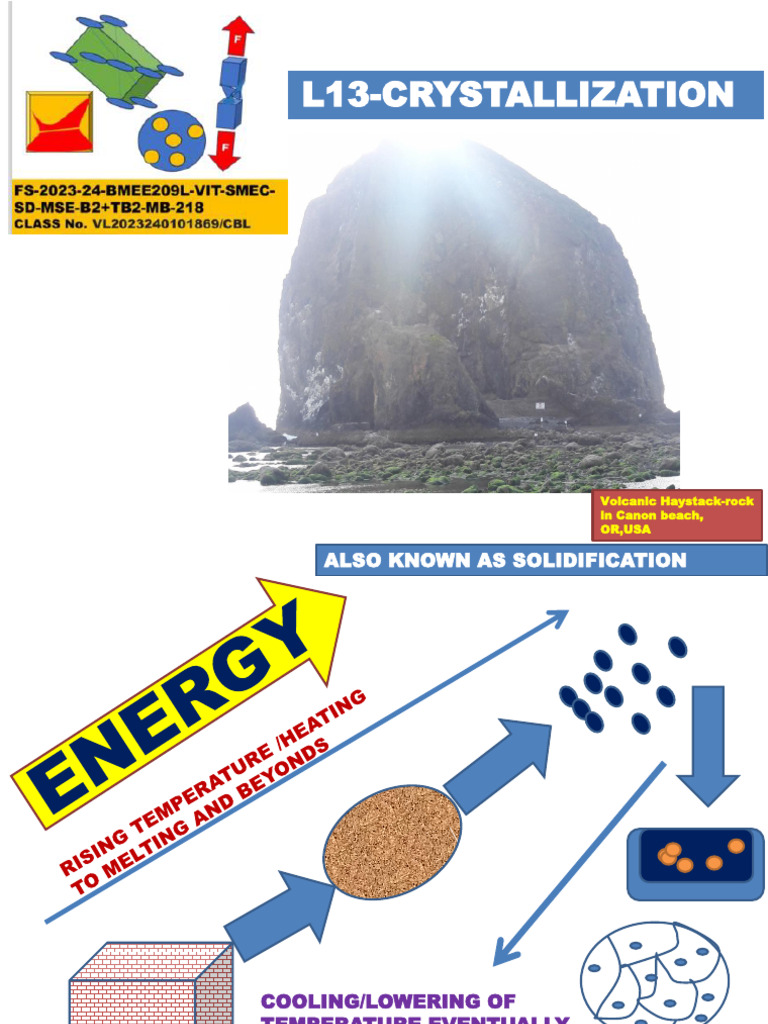 Solidification and Crystallization Process | PDF | Freezing ...