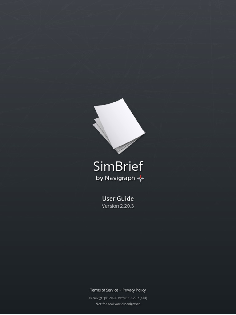 SimBrief User Guide - Version 2.20.3 | PDF | Air Traffic Control | Cargo