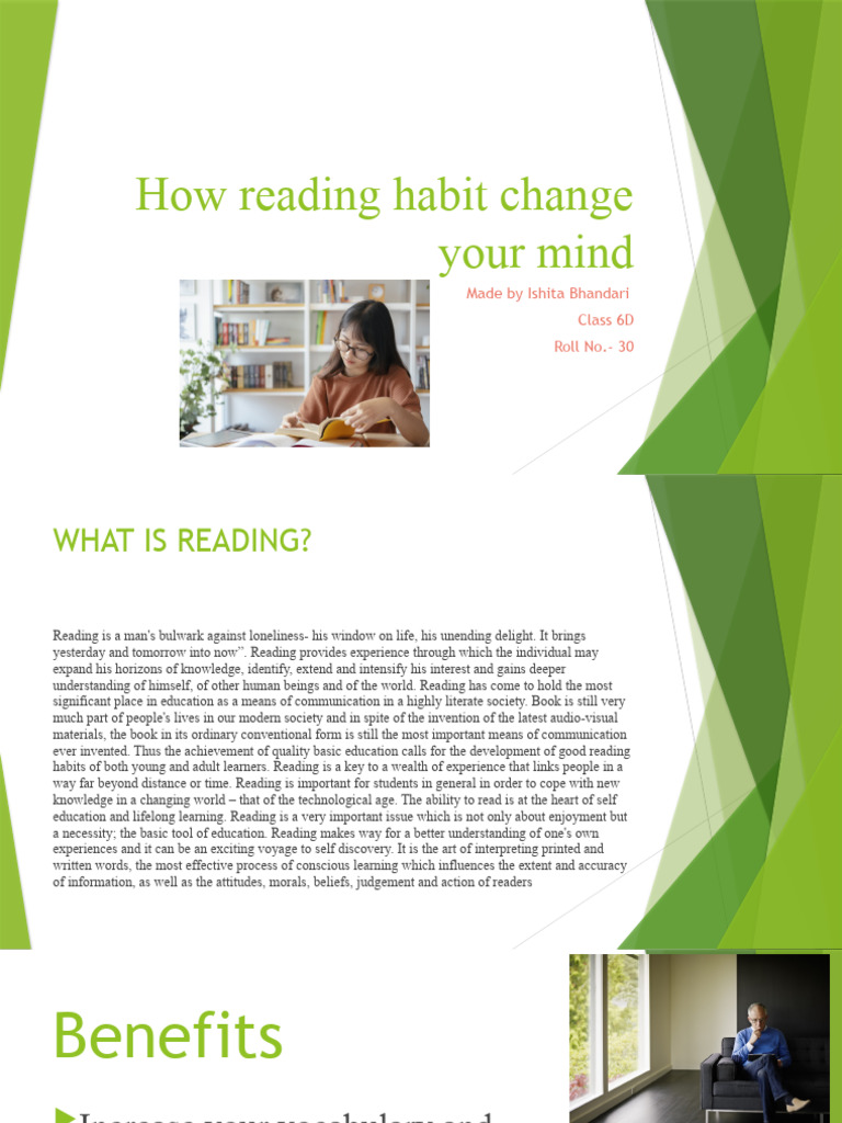 How Reading Habit Change Your Mind | PDF | Sleep | Reading Comprehension
