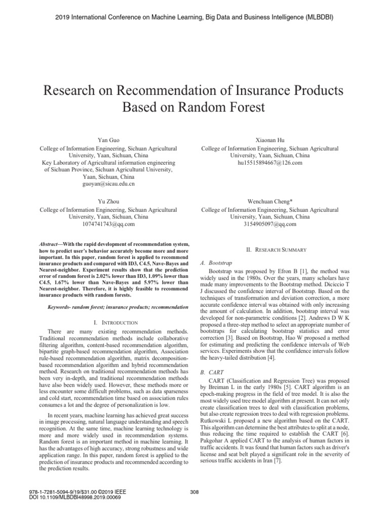 Guo Paper 2019 | PDF | Bootstrapping (Statistics) | Machine Learning