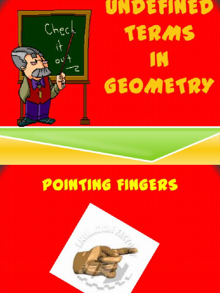 Undefined Terms in Geometry | PDF