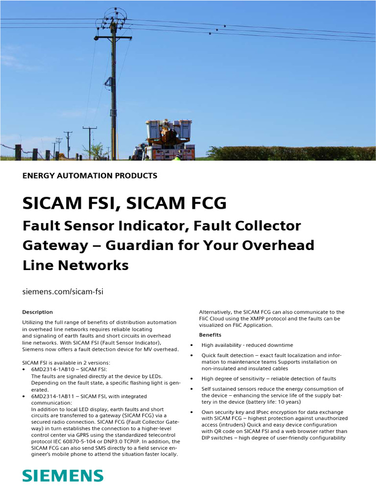 SICAM FSI and FCG Overview | PDF | Computer Network | Gateway ...