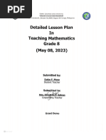Detailed Lesson Plan in Mathematics 8 Finding The Probability of Simple ...