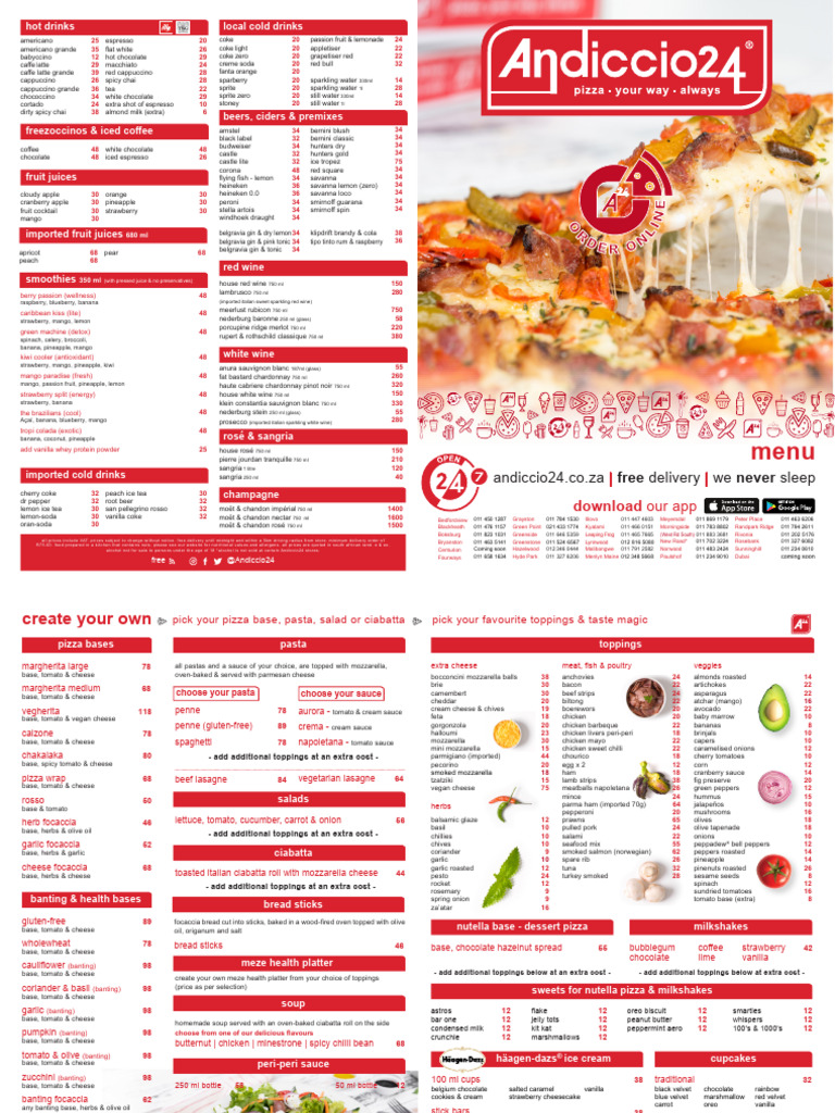 Menu | PDF | Food Ingredients | Foods