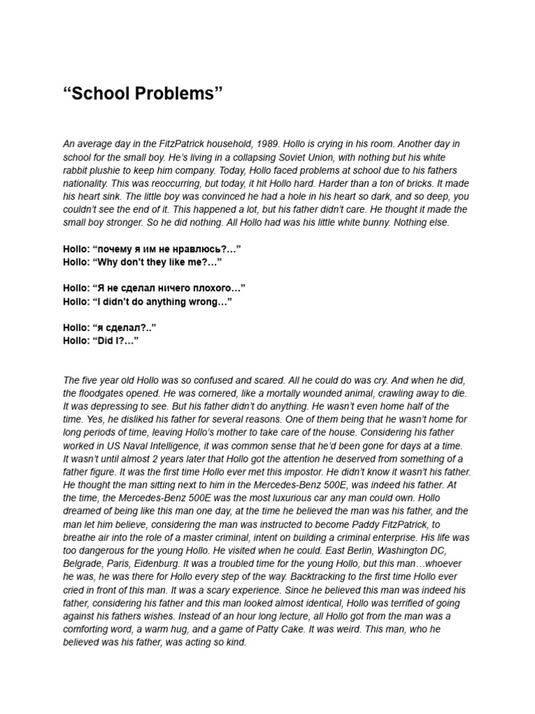 School Problems | PDF