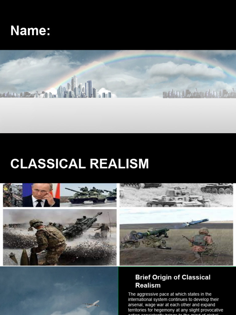 Understanding Classical Realism in IR | PDF | International Relations ...