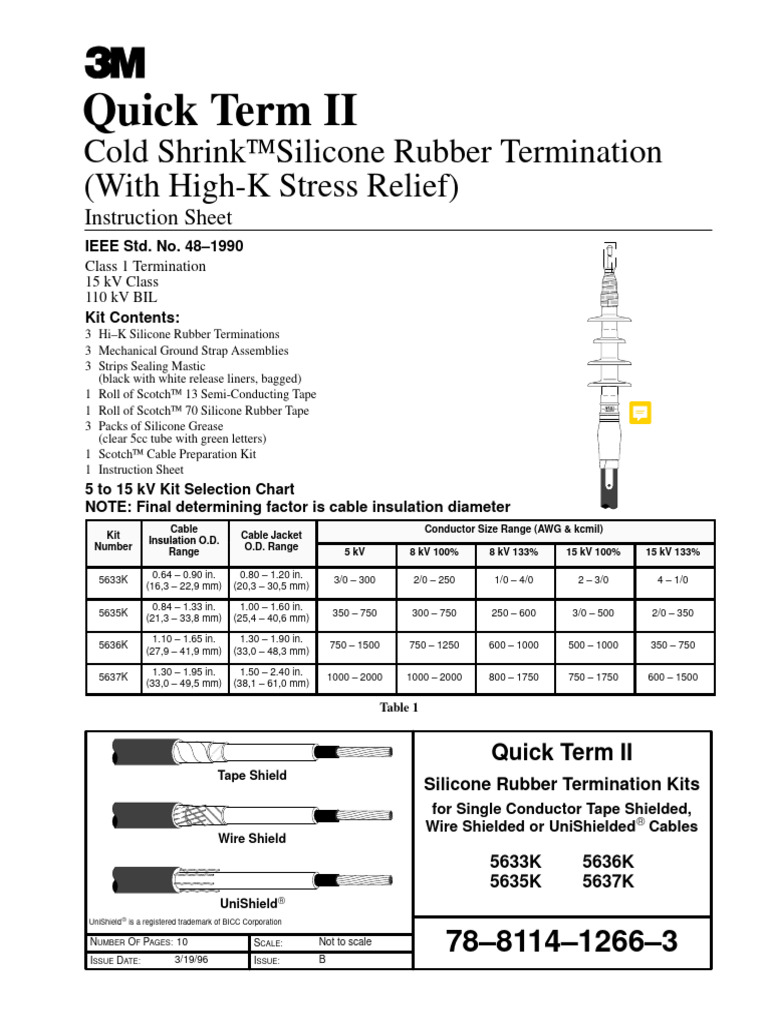 3M Terminal Lugs 5637k.multimedia PDF | Download Free PDF | Wire ...