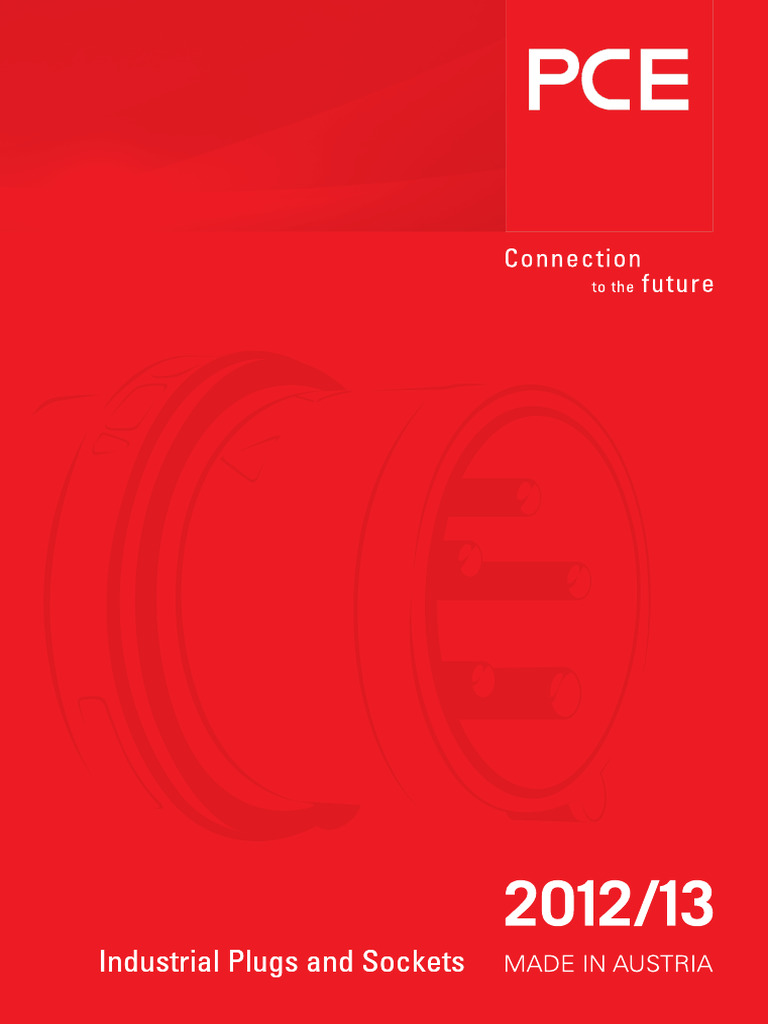 PCE Industrial Plugs and Sockets Catalogue | PDF | Ac Power Plugs And ...