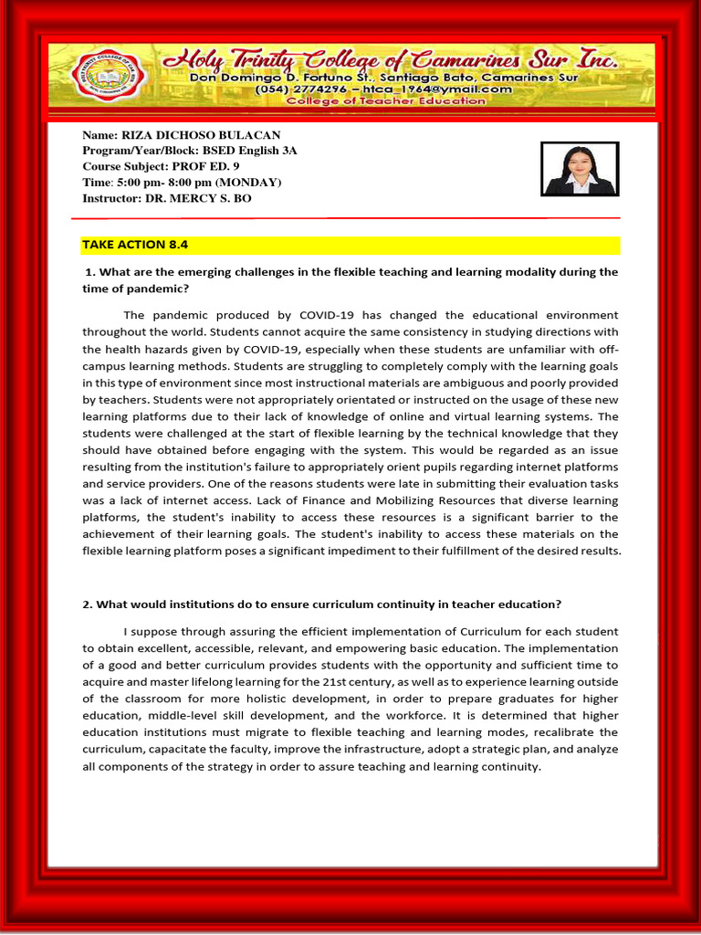 INDIVIDUAL TASK 8.4 BY RIZA | PDF | Learning | Teachers