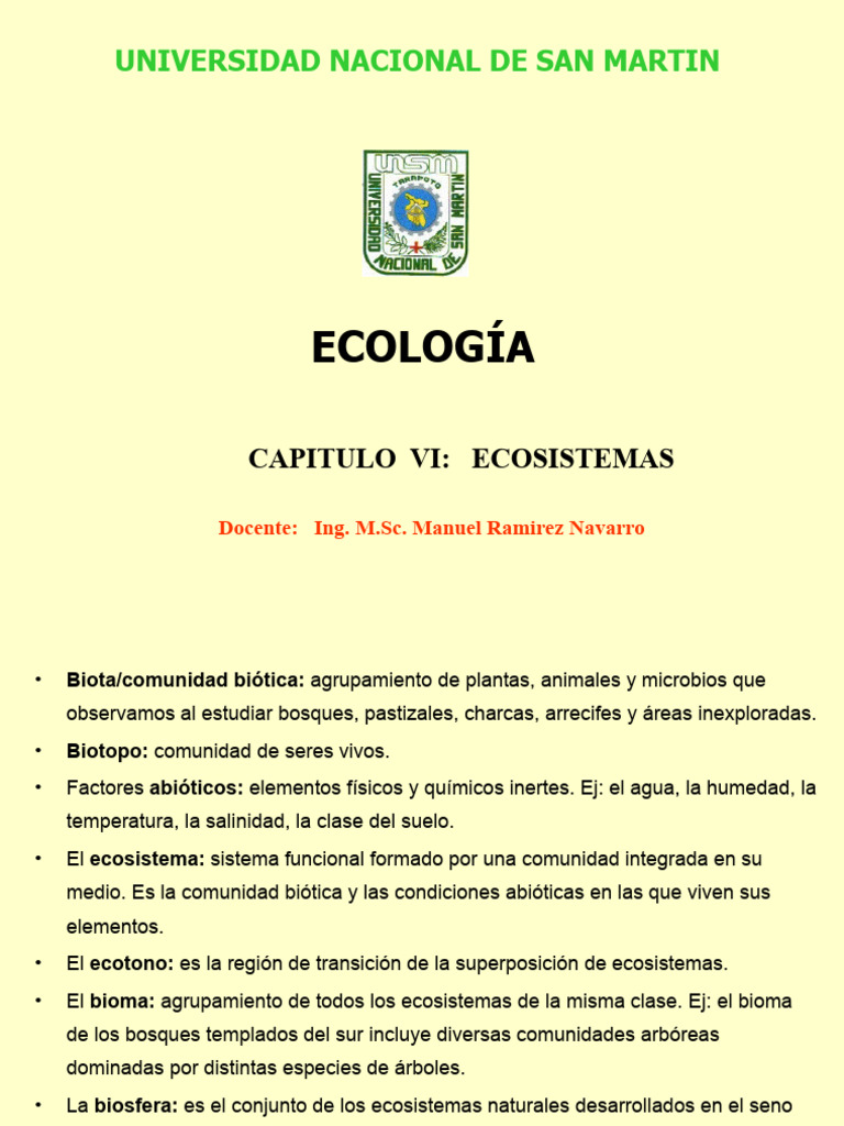 ECOSISTEMAS | PDF | Ecosistema | Red alimentaria